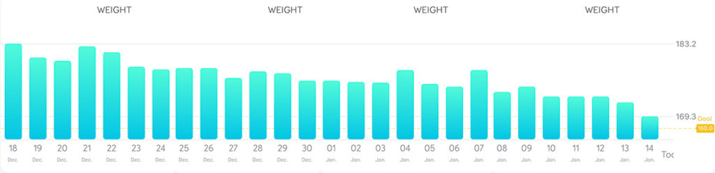 Weight update - NevBlog